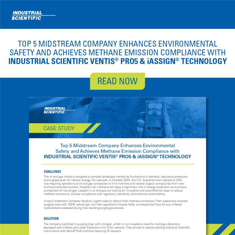 Top 5 Midstream Company Enhances Environmental Safety and Achieves Methane Emission Compliance ...